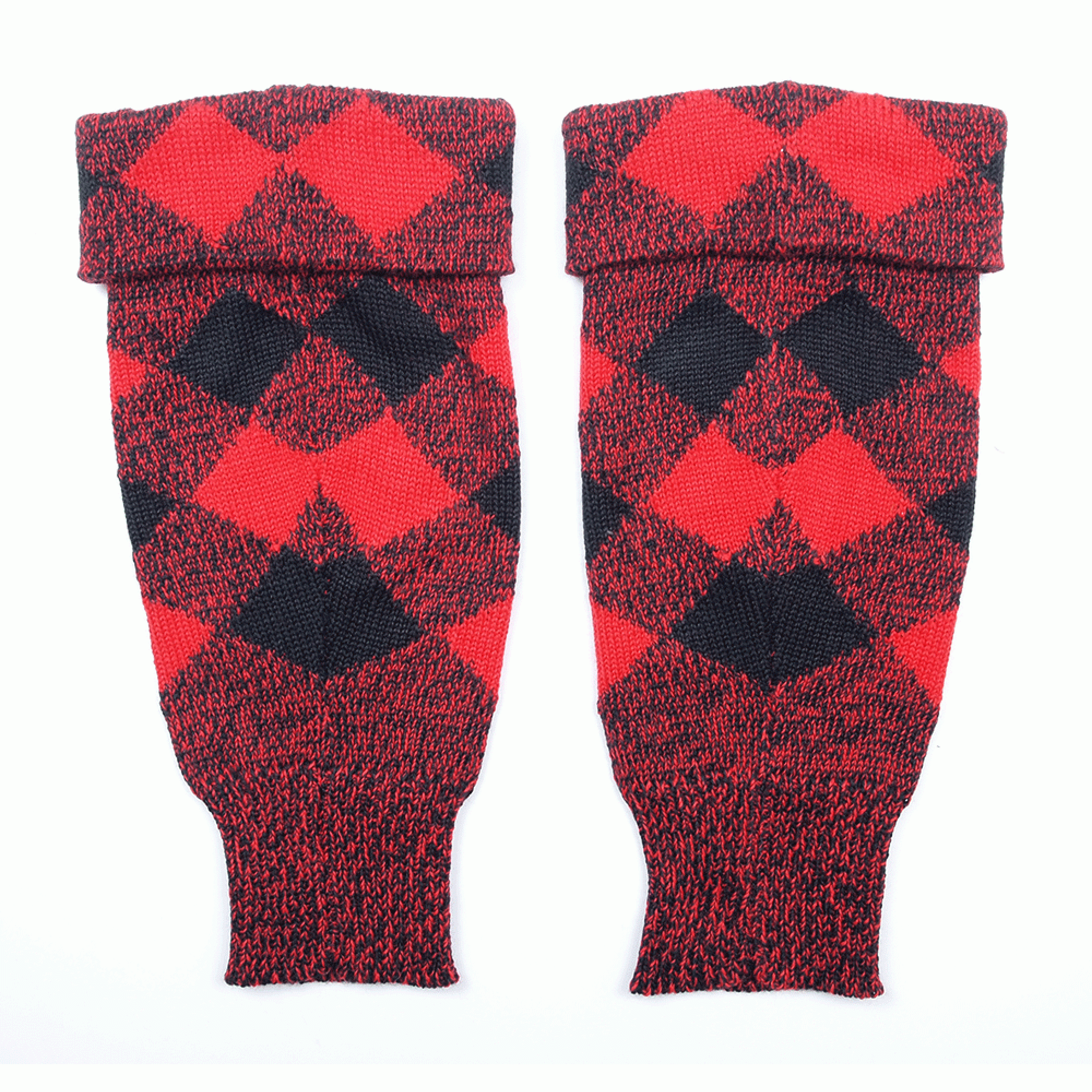 Regimental Red and Black Diced Hose Tops