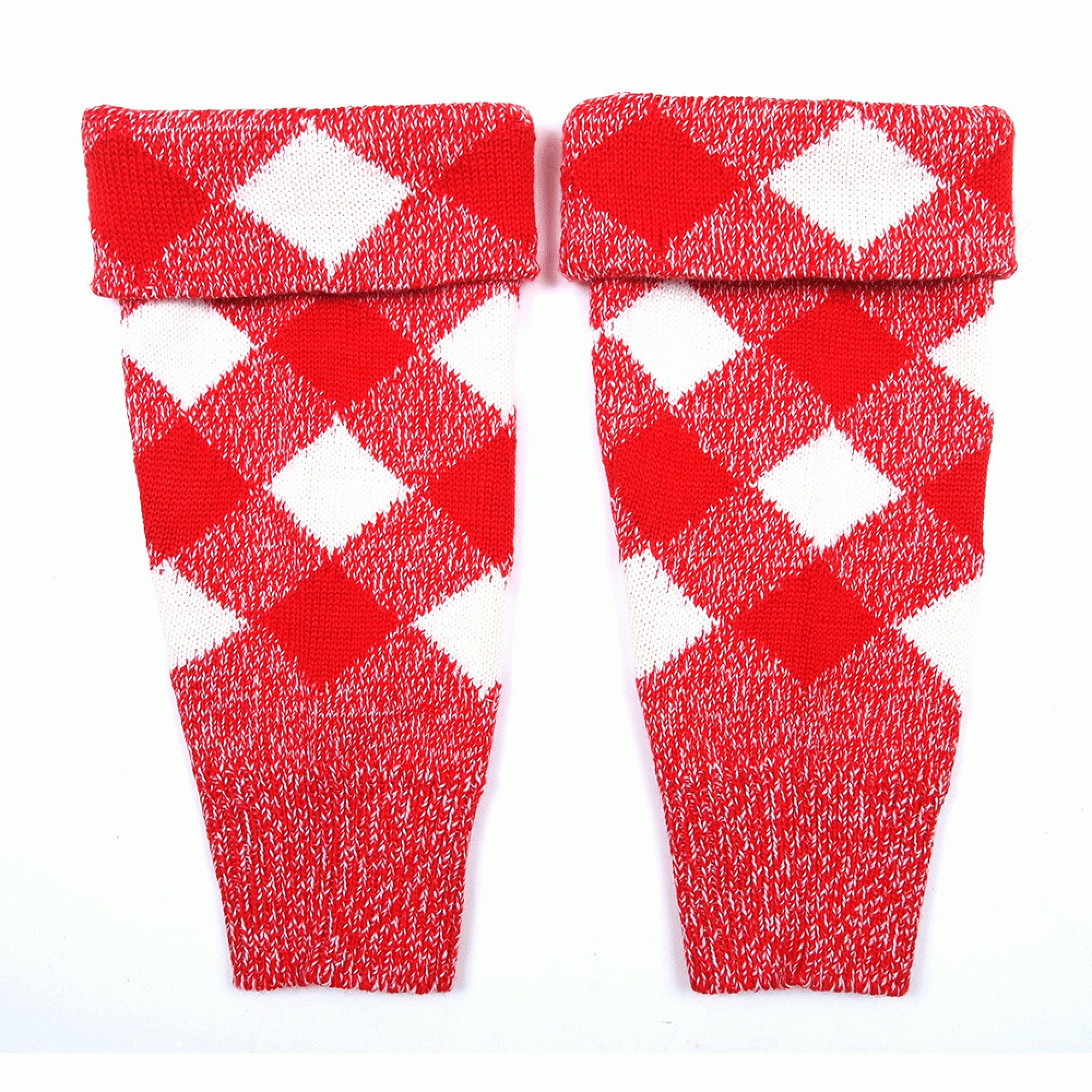 Regimental Red and White Diced Hose Tops