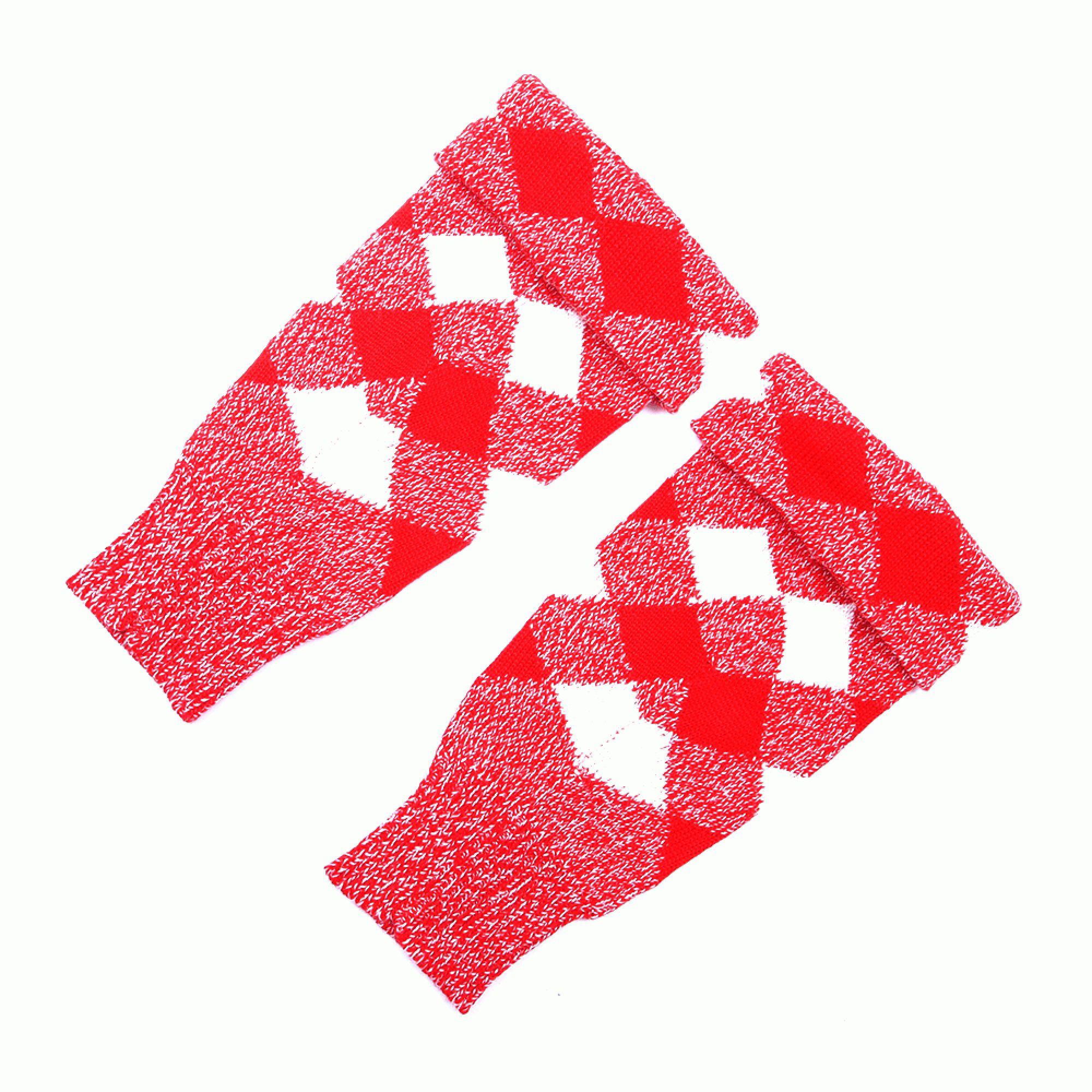 Regimental Red and White Diced Hose Tops