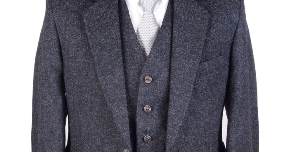 Charcoal Tweed Jacket